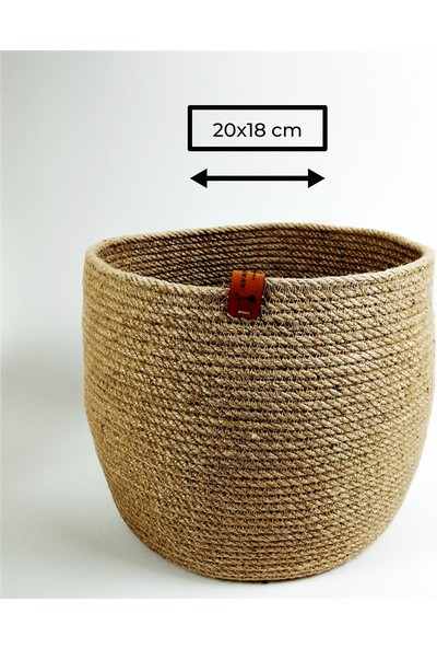 Avangarde Home Life Hasır Sepet Saksı 20X18CM Avangarde Home Life Hasır Sepet Saksı 20X18CM
