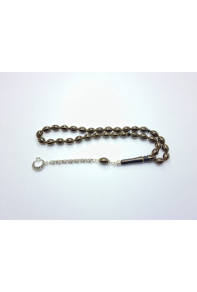 Leblebi Tesbih Bronz Karpuz Yarma Gürcü Taşı Tesbih LT425 Leblebi Tesbih Bronz Karpuz Yarma Gürcü Taşı Tesbih LT425