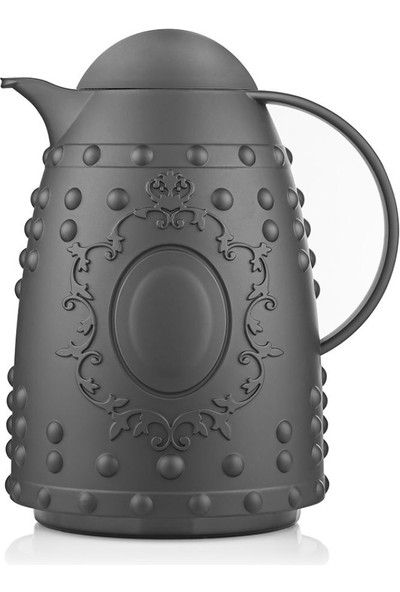 Shaman Home 1 Lt Black Rölyef Termos Shaman Home 1 Lt Black Rölyef Termos