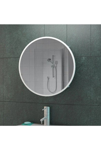 Flora Fulya Banyo Dolabı Aynalı 45*60 cm (Antrasit)
