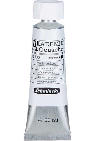 Schmincke Akademie Guaj Boya 60 ml 100 White Opaque Schmincke Akademie Guaj Boya 60 ml 100 White Opaque