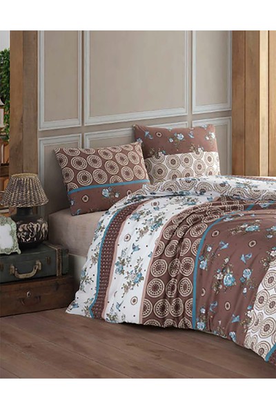 Asya Çeyiz Dükkanı Pardise Çift Kişilik 4 Parça Pamuklu Günlük & Çeyizlik Nevresim Takımı