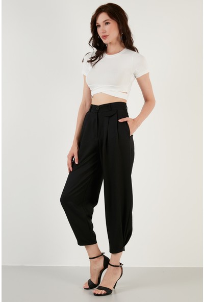 Lela Rahat Kalıp Yüksek Bel Cepli Jogger Pantolon Bayan Pantolon 6058113 Lela Rahat Kalıp Yüksek Bel Cepli Jogger Pantolon Bayan Pantolon 6058113