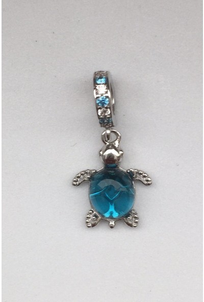 Charm to Charm Pandora Bileklik Uyumlu Sevimli Kaplumbağ Charm