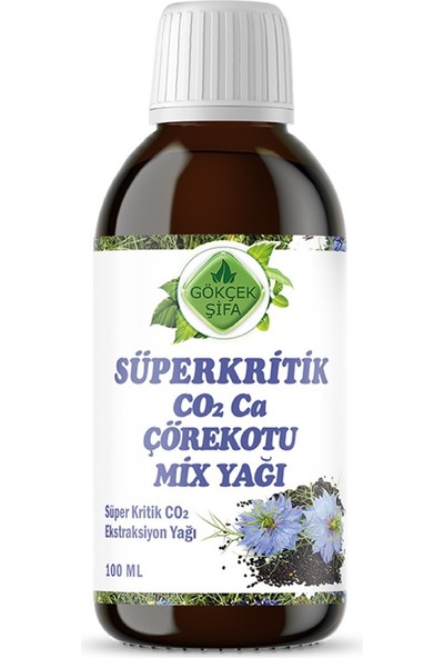 Gökçek Şifa Süperkritik Co2 Ca Çörek Otu Mix Yağı 100 ml Gökçek Şifa Süperkritik Co2 Ca Çörek Otu Mix Yağı 100 ml