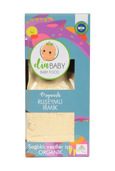 Dia Baby Organik Bebek Ruşeymli Irmik Unu 330 gr Adet 5 Dia Baby Organik Bebek Ruşeymli Irmik Unu 330 gr Adet 5