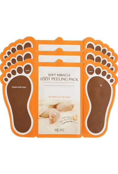 Mjcare Soyulan Ayak Peeling Maskesi 3'lü Mjcare Soyulan Ayak Peeling Maskesi 3'lü