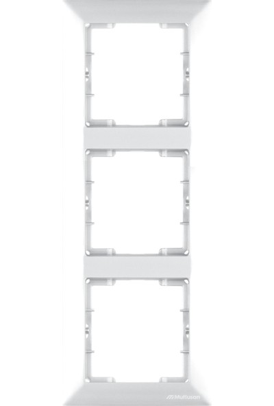 Mutlusan Candela Beyaz 3lü Dikey Çerçeve Mutlusan Candela Beyaz 3lü Dikey Çerçeve