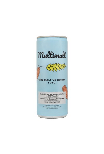 Multimalt Alkolsüz %100 Malt ve Hurma Suyu 25 cl Multimalt Alkolsüz %100 Malt ve Hurma Suyu 25 cl