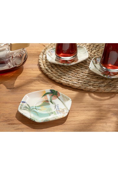 English Home Hot Summer Porselen Çay Tabağı 12 cm Renkli English Home Hot Summer Porselen Çay Tabağı 12 cm Renkli