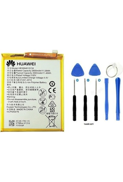 Huawei P9 Lite 2017 Batarya Pil ve Tamir Seti HB366481ECW Huawei P9 Lite 2017 Batarya Pil ve Tamir Seti HB366481ECW