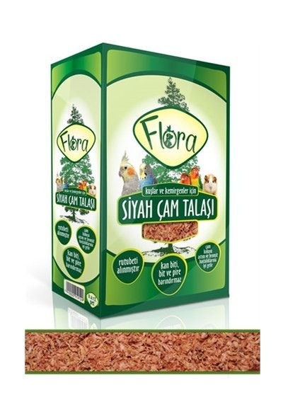 Flora Siyah Çam Talaşı