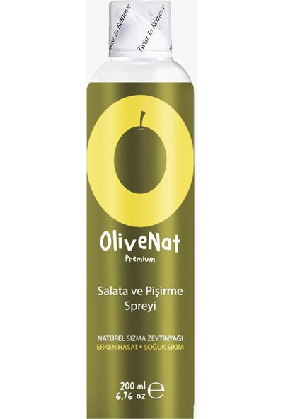 Olivenat Sprey Naturel Sızma Zeytinyağı 270 ml Olivenat Sprey Naturel Sızma Zeytinyağı 270 ml