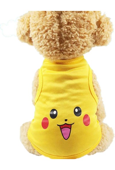 Janae Pikachu Baskılı Köpek Tişörtü - Sarı (Yurt Dışından) Janae Pikachu Baskılı Köpek Tişörtü - Sarı (Yurt Dışından)