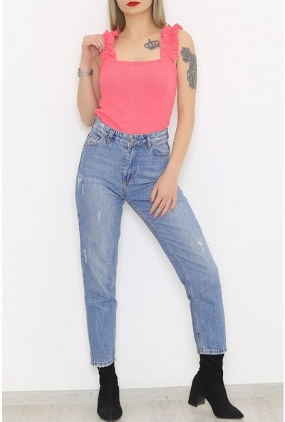 Omuz Fırfırlı Atlet