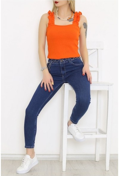 Omuz Fırfırlı Atlet