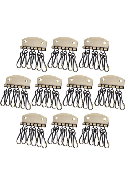 6 Kancalı Anahtar Zincir Pu Deri Zanaat Anahtar Kılıf Stili Yapmak Için Kompakt Anahtarlık 6 Kancalı Anahtar Zincir Pu Deri Zanaat Anahtar Kılıf Stili Yapmak Için Kompakt Anahtarlık