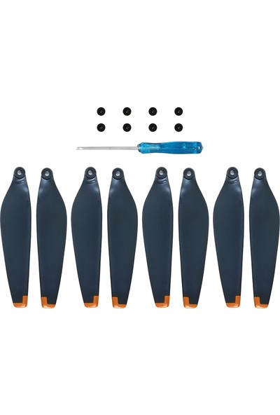 8 Adet Pervane Hafif Bıçak Props Rc Drone Djı Aksesuarları Için Turuncu Kenar 8 Adet Pervane Hafif Bıçak Props Rc Drone Djı Aksesuarları Için Turuncu Kenar