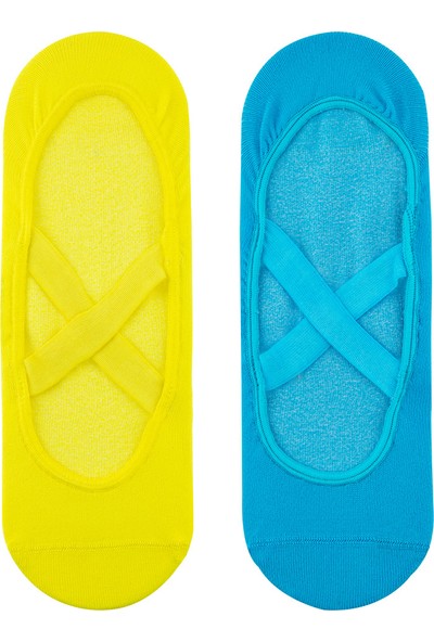 Bross 2li Renkli Yoga Kadın Çorabı