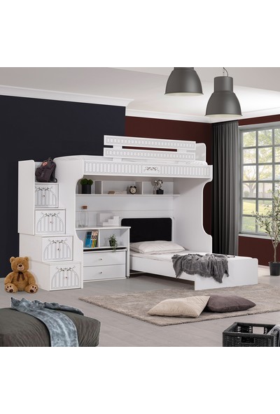 Setay Londra Ranza Karyola Oturaklı Çalışma Masası