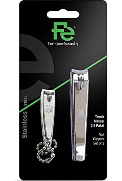 Fe Fe Tırnak Makası Seti 2li No:50 1 Paket (1 x 1 Adet)