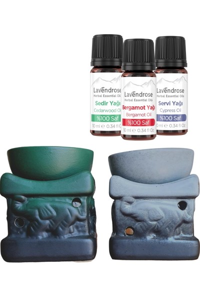 Orman Havası Uçucu Yağ Aromaterapi Set %100 Saf Bergamot Yağ Sedir Yağ Servi Yağ + 1 Buhurdan Orman Havası Uçucu Yağ Aromaterapi Set %100 Saf Bergamot Yağ Sedir Yağ Servi Yağ + 1 Buhurdan