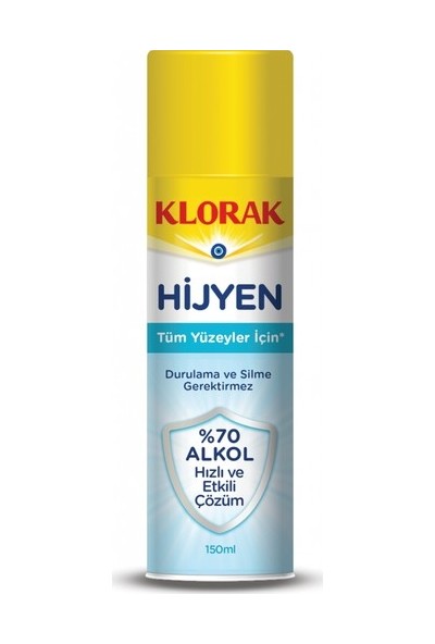 Klorak Hijyen Yüzey Spreyi 150 ml