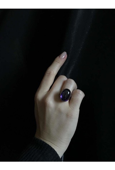 Asur Gümüş Asya Serisi Doğal Taşlı Mor Ametist Taşı Bayan Otantik Gümüş Yüzük 925 Ayar Ayarlanabilir Ölçülü Asur Gümüş Asya Serisi Doğal Taşlı Mor Ametist Taşı Bayan Otantik Gümüş Yüzük 925 Ayar Ayarlanabilir Ölçülü
