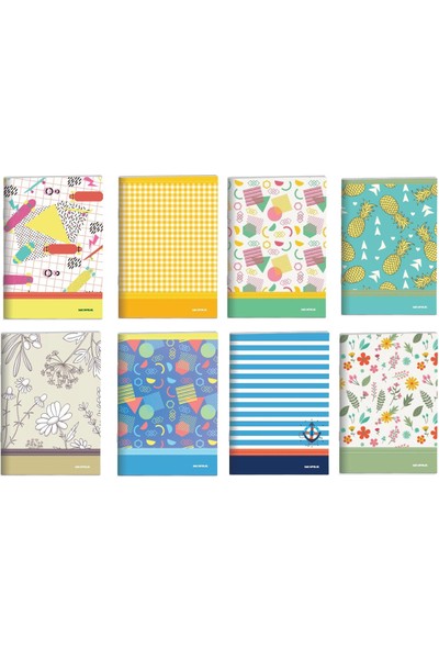 Mopak A4 100 Yaprak Karton Kapak Dikişli Defter 4 Kareli + 4 Çizgili Mopak A4 100 Yaprak Karton Kapak Dikişli Defter 4 Kareli + 4 Çizgili