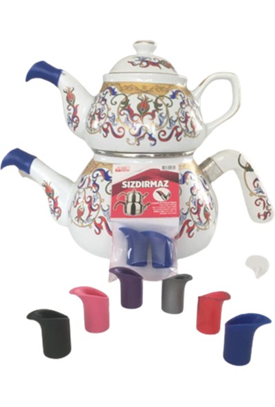 Qussine Çaydanlık Sızdırmaya Karşı Aparat - Sızdırmatik 4 Paket