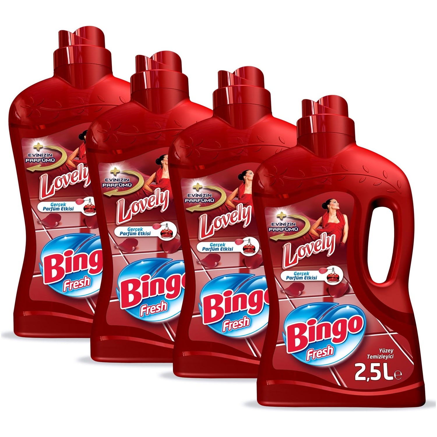 Bingo Fresh Yüzey Temizleyici 2,5 lt Lovely Ekonomi Paketi Fiyatı
