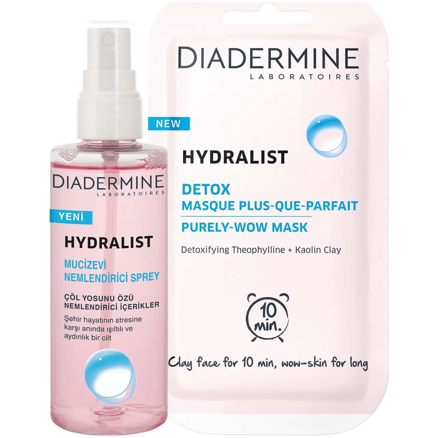 Diadermine Temizleyici Hyd Deto x Mask 8ml Tr + Hydralist Fiyatı