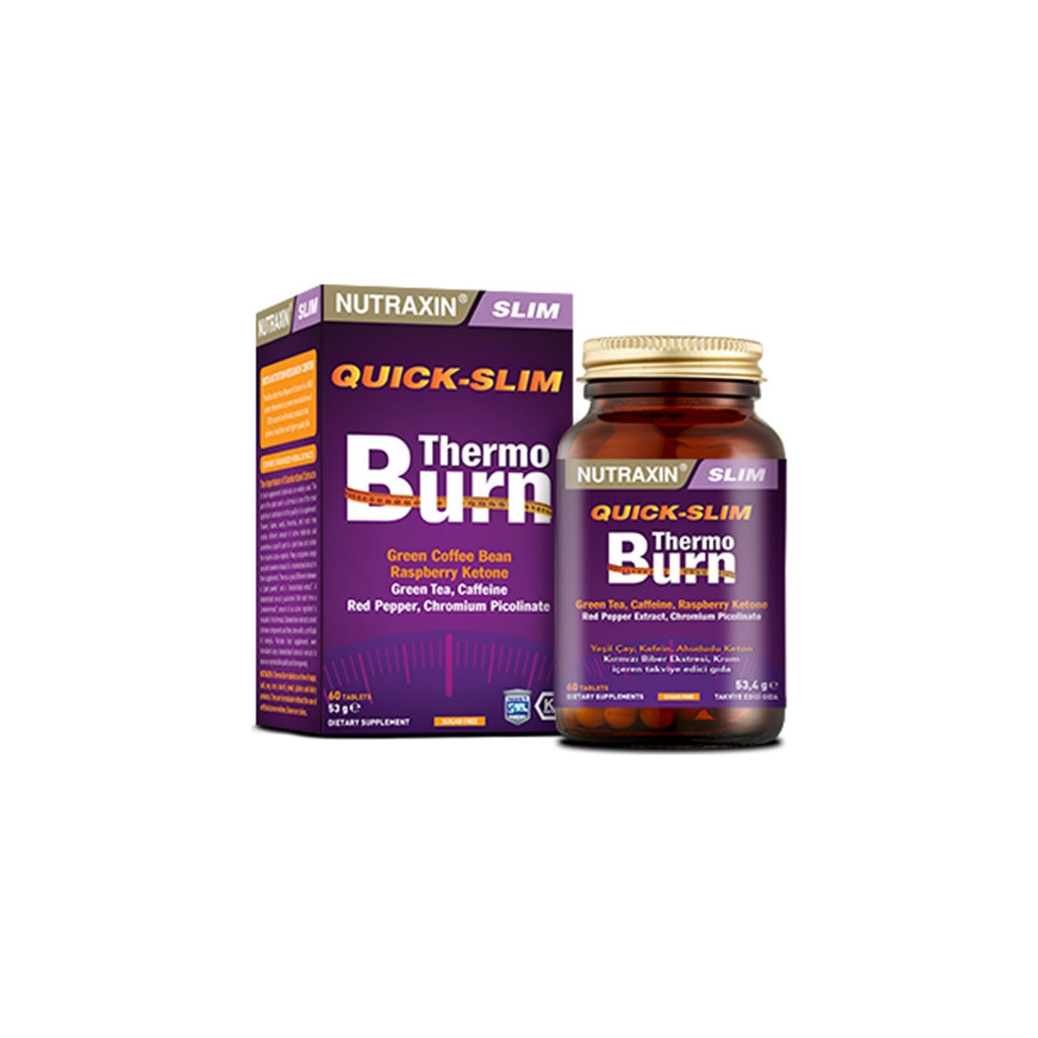 Nutraxin Quick-Slim Thermo Burn Takviye Edici Gıda 60 Tablet Fiyatı