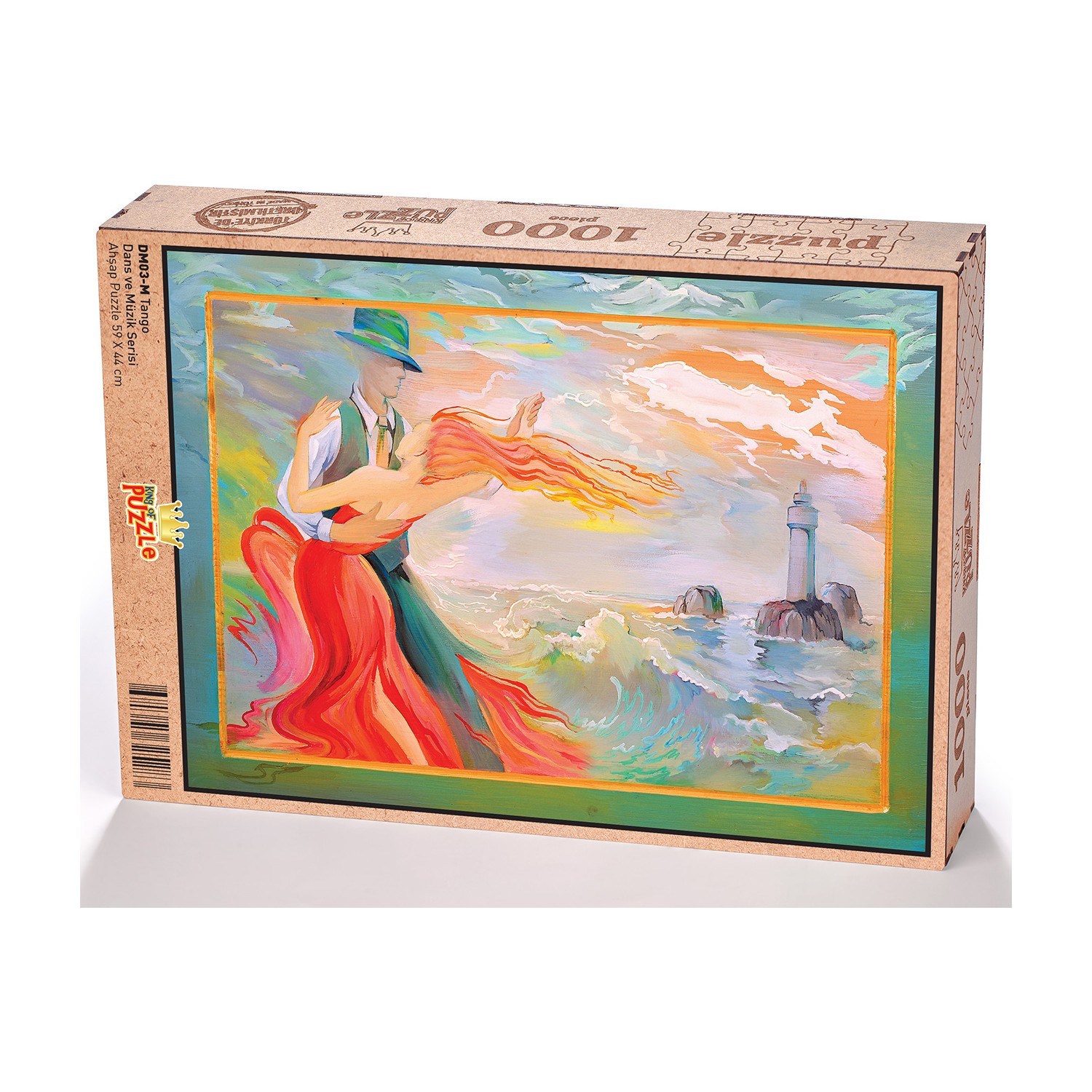 King Of Puzzle Tango Ahşap Puzzle 1000 Parça (DM03-M) Fiyatı