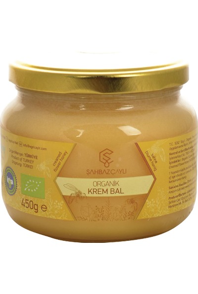 Eğriçayır Organik Krem Bal 450 Gr