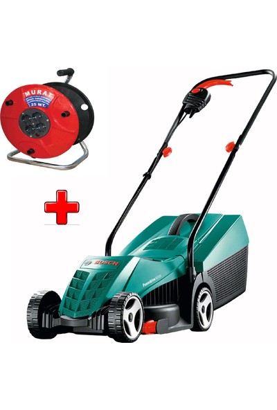 Bosch ARM 32 Elektrikli Çim Biçme Makinesi + Murat Makaralı Kablo 25Metre