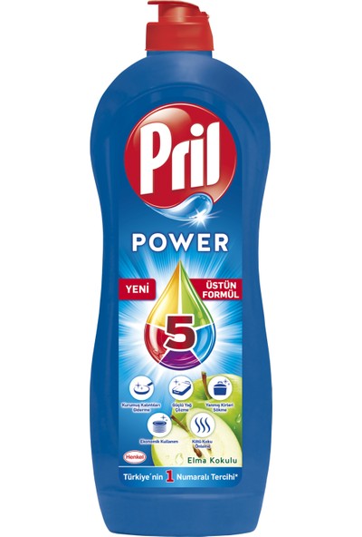 Pril Power Elma Kokulu Sıvı Bulaşık Deterjanı 725 ml Pril Power Elma Kokulu Sıvı Bulaşık Deterjanı 725 ml