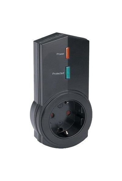 Powermaster PM-16621 Tekli Akım Korumalı Priz Powermaster PM-16621 Tekli Akım Korumalı Priz