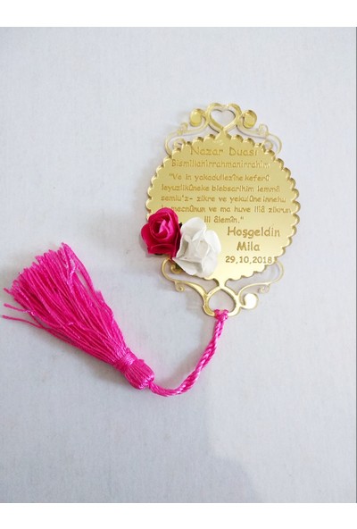 Elizi Pleksi Kız Bebek Nazar Duası Magnet(25 Adet) 25'Li Elizi Pleksi Kız Bebek Nazar Duası Magnet(25 Adet) 25'Li