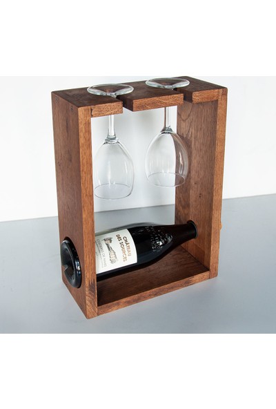 3kafa1fikir Şaraplık Masif Ahşap