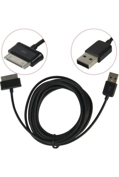 Alfais 4248 Tablet Usb Data Şarj Kablosu (Samsung Galaxy Tab)
