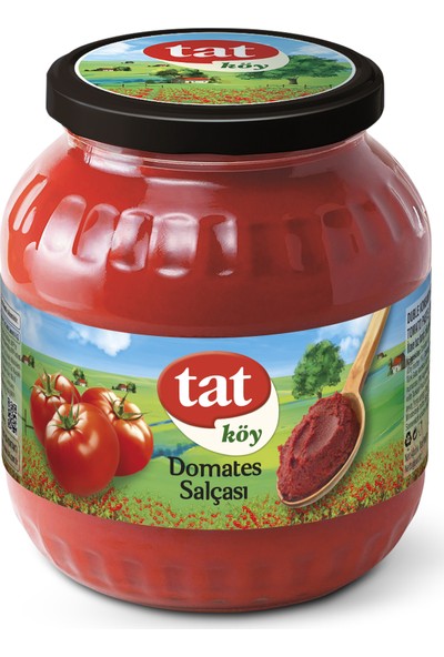 Tat Köy Tuzlu Domates Salçası 1700 gr Tat Köy Tuzlu Domates Salçası 1700 gr