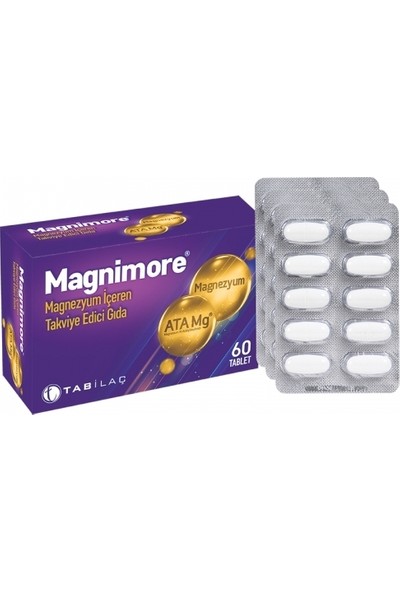 Magnimore Takviye Edici Gıda 60 Tablet Magnimore Takviye Edici Gıda 60 Tablet