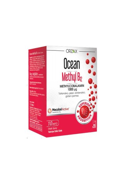 Orzax Ocean Methyl B12 10 ml Orzax Ocean Methyl B12 10 ml