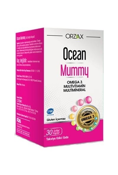 Orzax Ocean Mummy 30 Kapsül Orzax Ocean Mummy 30 Kapsül