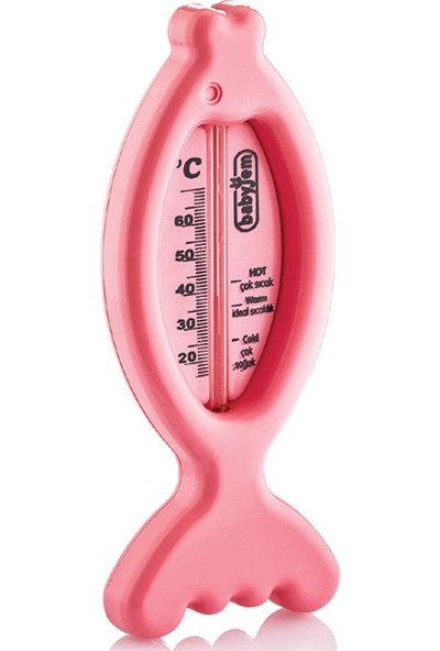 Babyjem Balık Banyo&Oda Termometresi Pembe