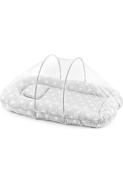 Babyjem Cibinlikli Uyku Pedi Gri