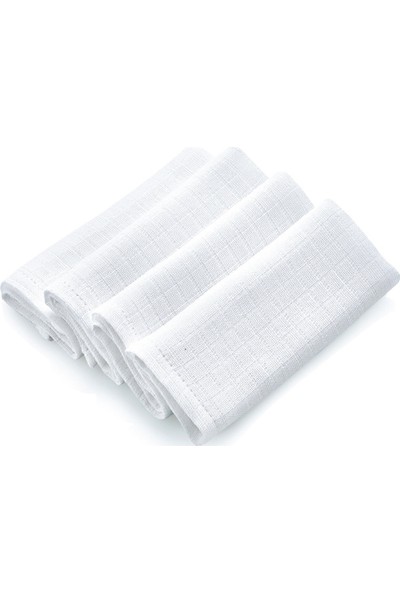 Babyjem Müslin Mendiller 4'Lü Beyaz Babyjem Müslin Mendiller 4'Lü Beyaz