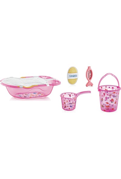 Babyjem Banyo Seti 6 Parça Pembe Term. Babyjem Banyo Seti 6 Parça Pembe Term.