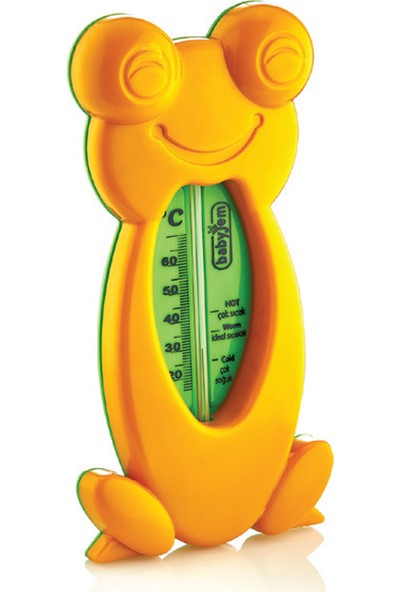 Babyjem Kurbaga Banyo&Oda Termometresi Turuncu